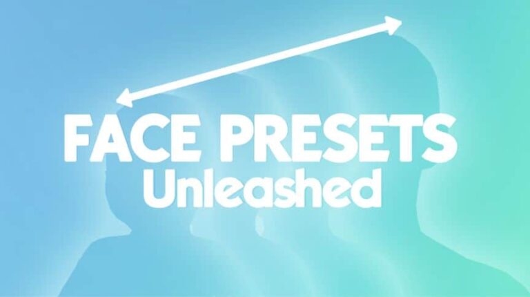 23+ Sims 4 Presets: Ears, Chin & Face Presets