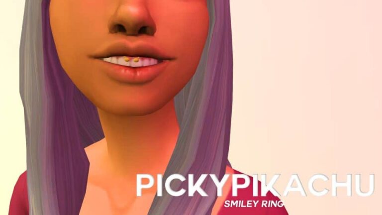 33+ Edgy Sims 4 Piercings CC: Septum To Lip Spikes